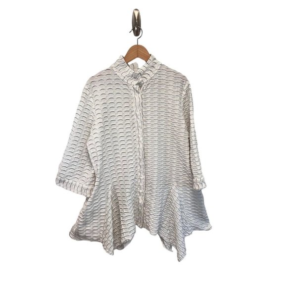 Lindi | Jackets & Coats | Lindi Quirky Lagenlook Art To Wear Jagged Hem ...